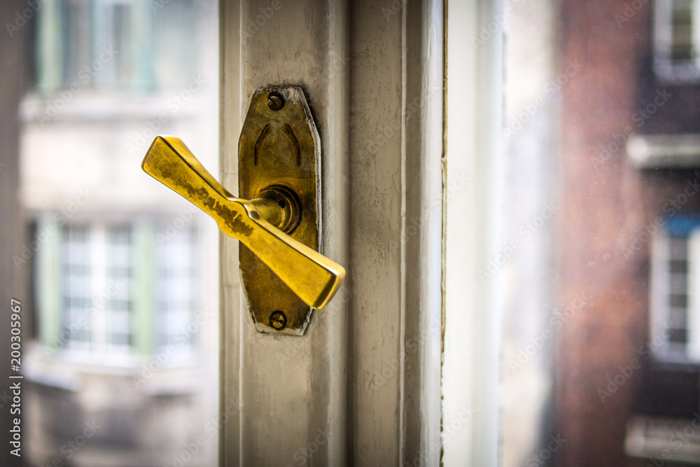 Classic wooden window for renovation , Historic wooden window with ...