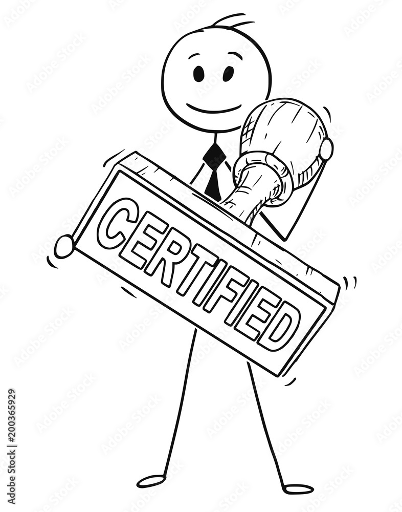 Cartoon stick man drawing conceptual illustration of businessman ...