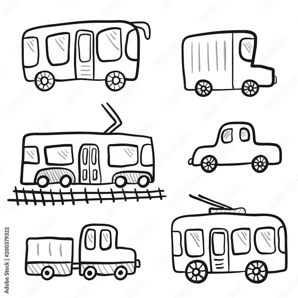 Kids Coloring Pages Transportation