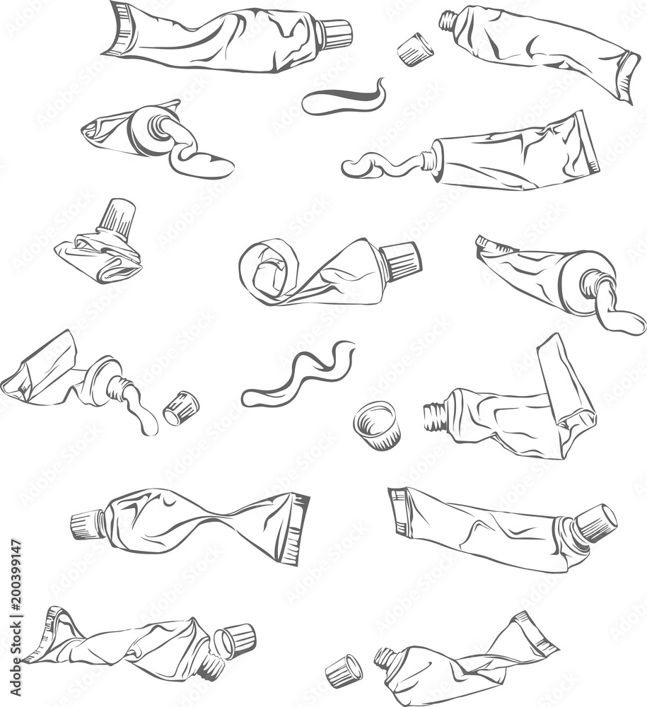 tube, black, white, vector, drawing, design Stock Vector | Adobe Stock