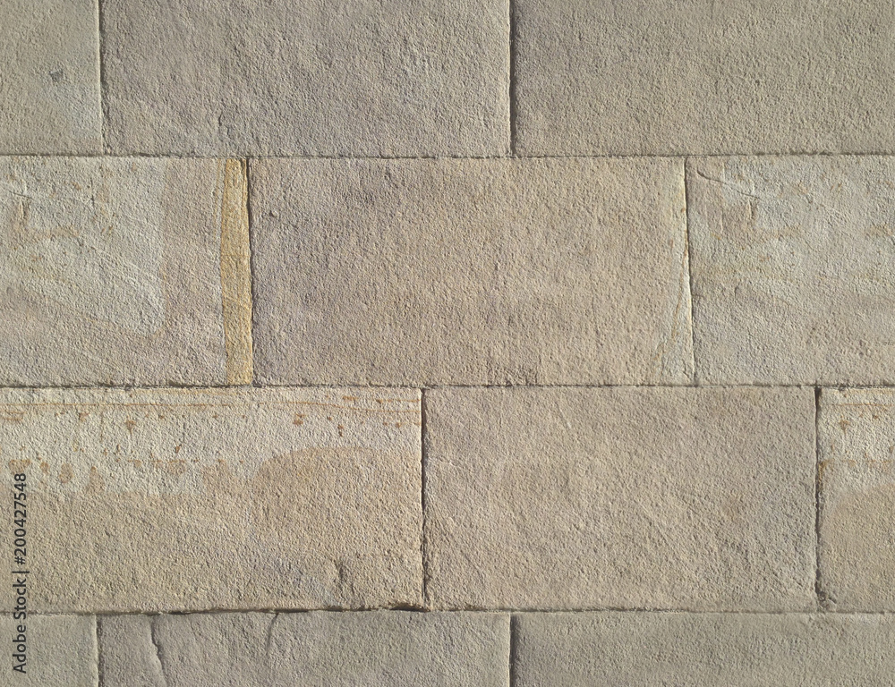Stone ashlars. Seamless texture with a stone ashlars wall. Stock Photo ...