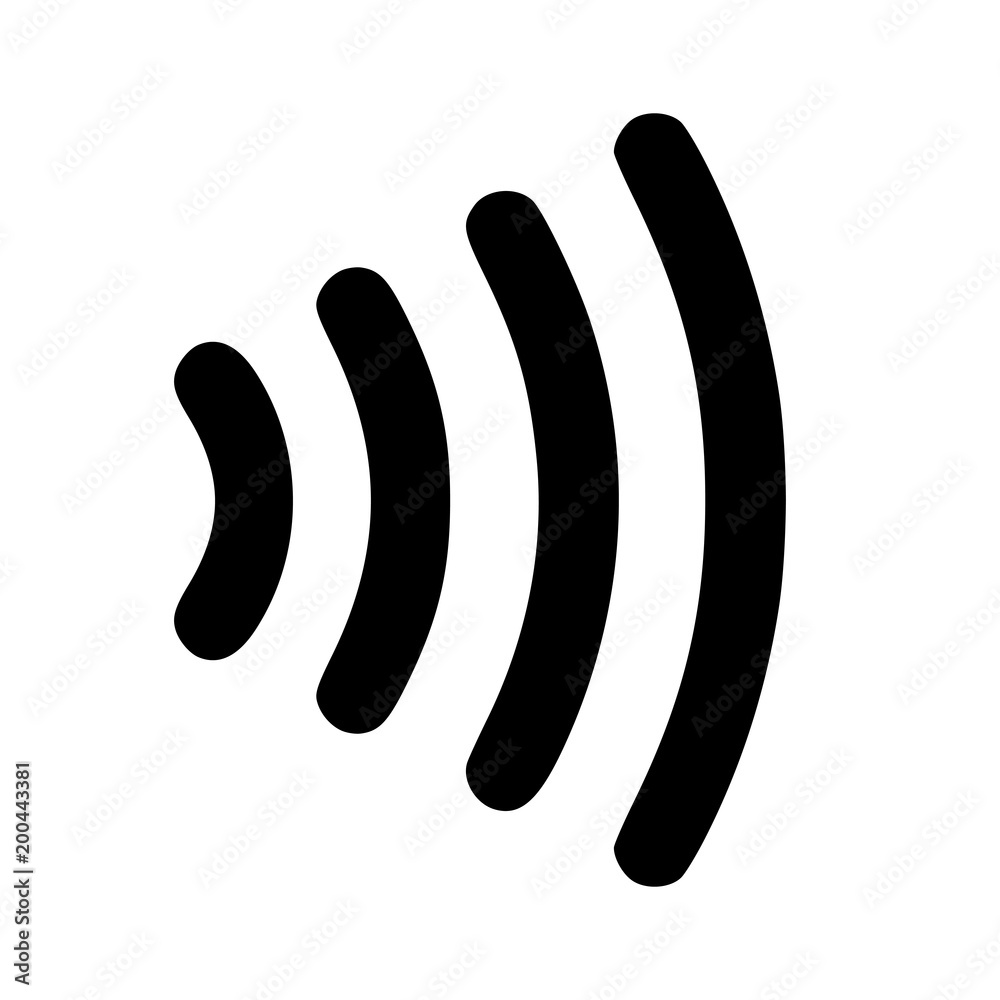 Vector icon contactless payment system Stock Vector | Adobe Stock