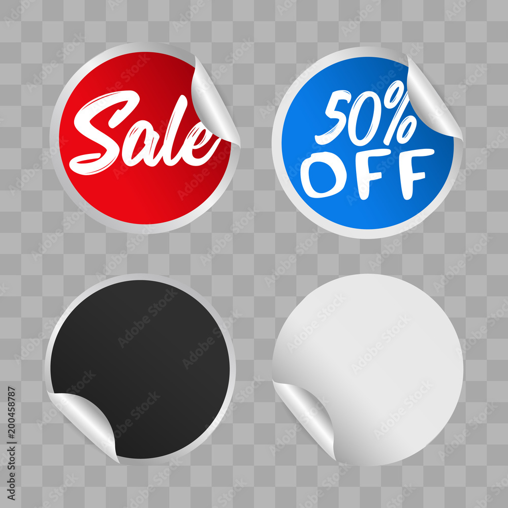 Blank Sale Sticker