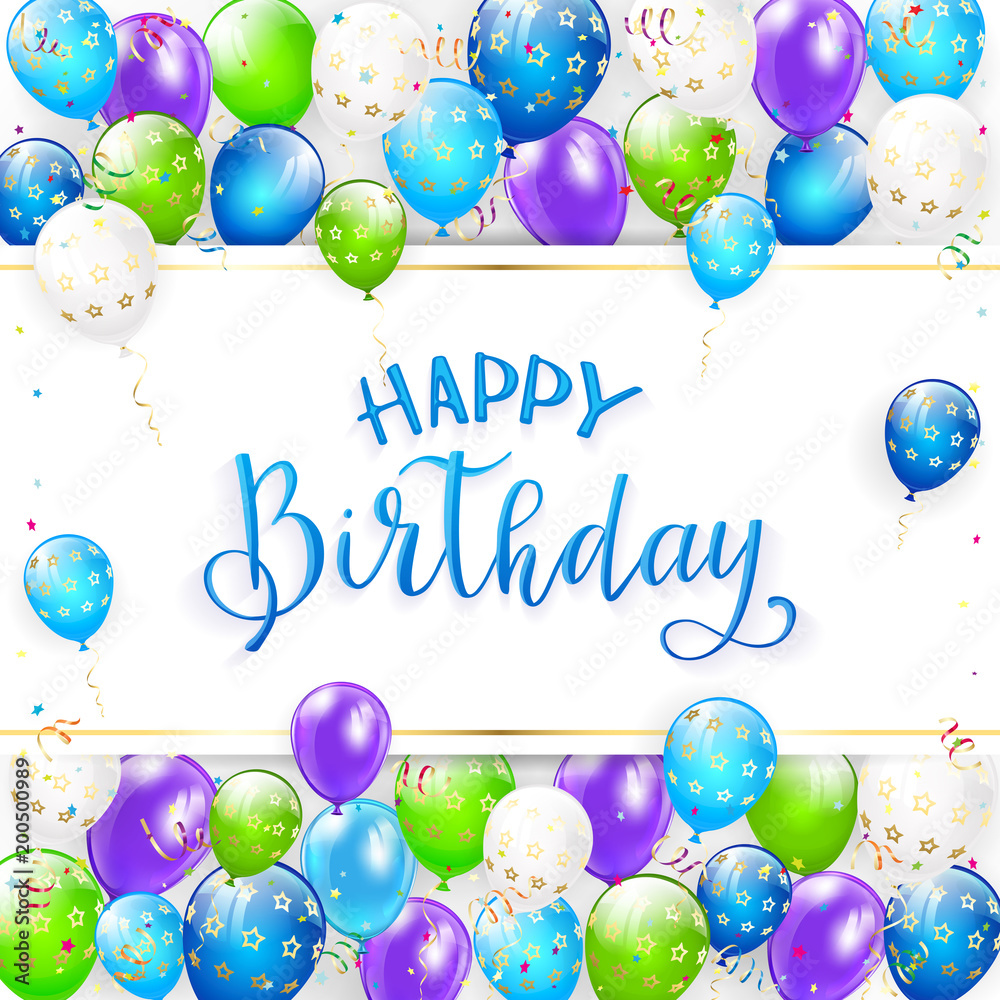 Happy Birthday Streamers