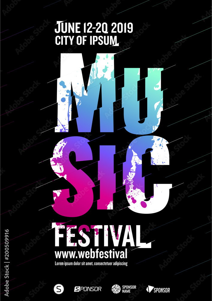 Creative Music Poster Design