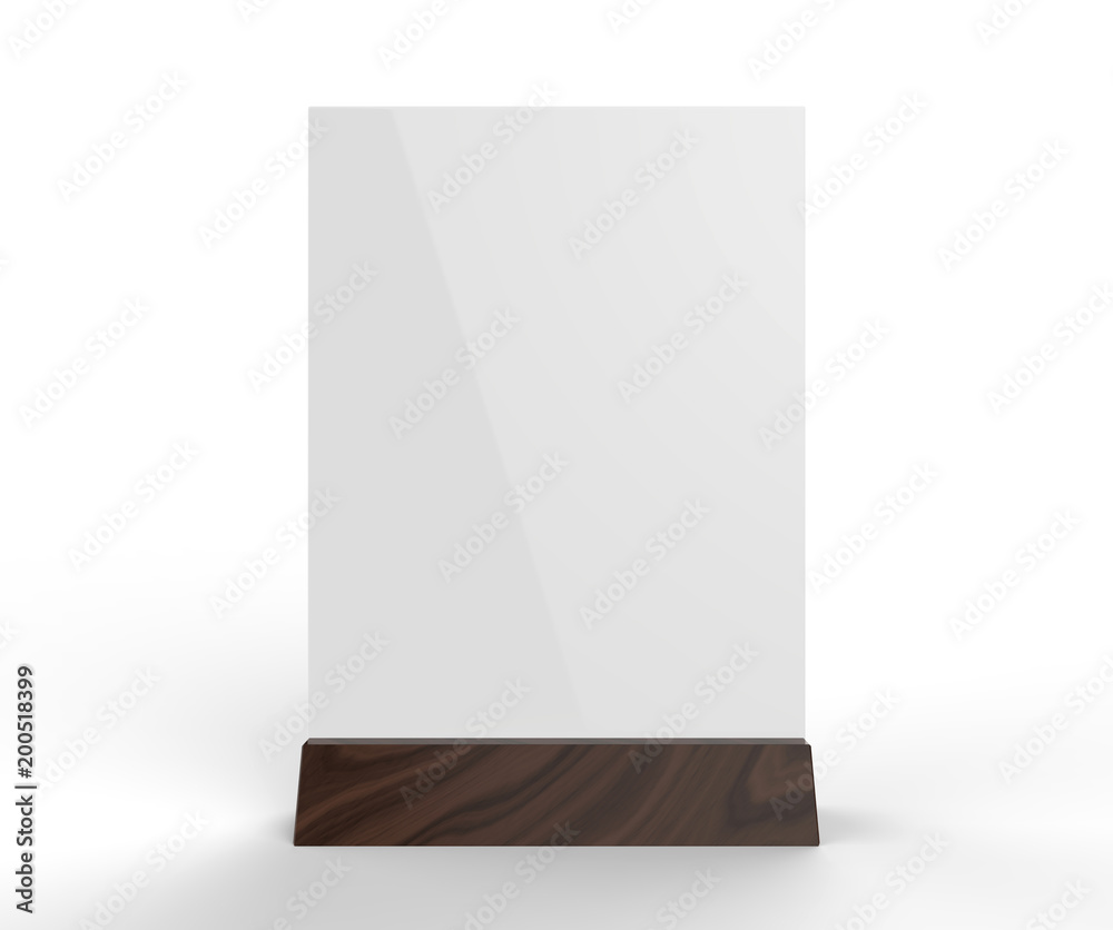 Clear plastic and acrylic table talkers promotional upright menu table ...