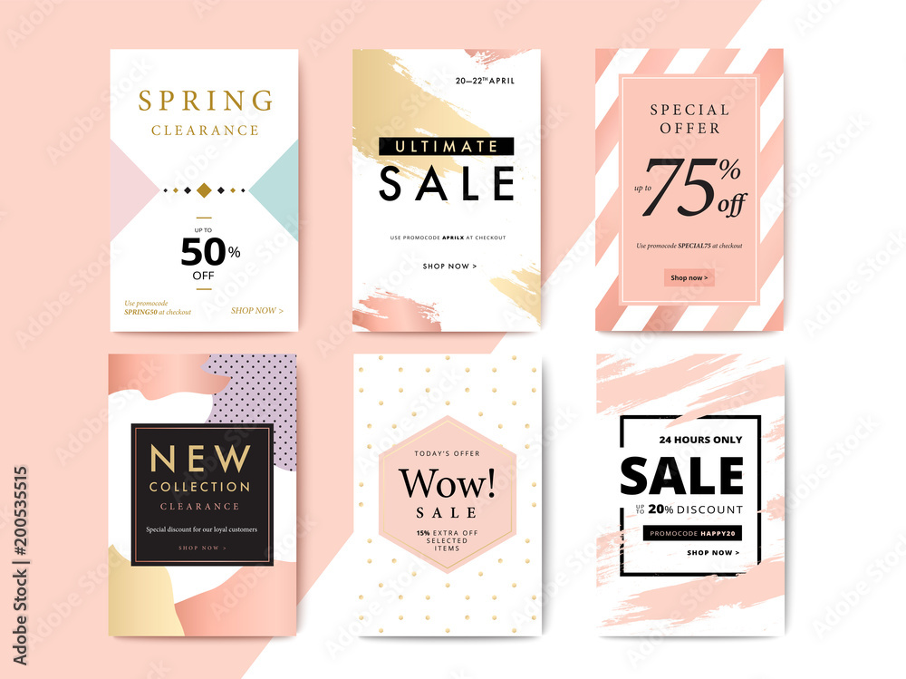 Modern promotion cell phone web banner for social media mobile apps ...