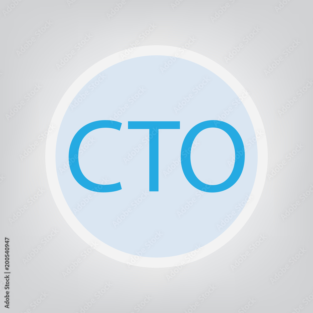 CTO (Chief Technology Officer) acronym- vector illustration Stock ...
