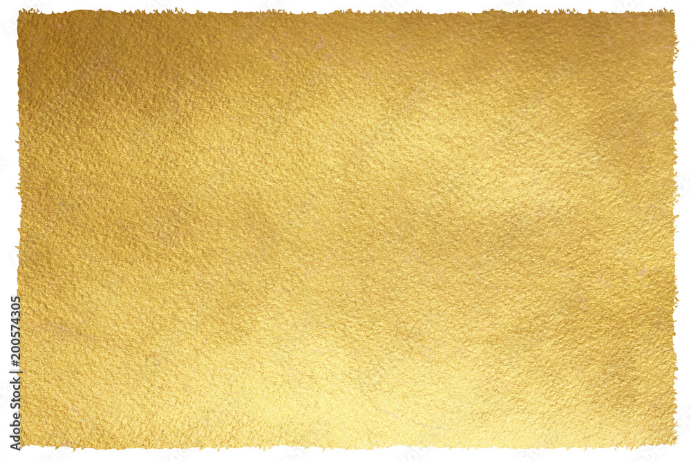 Gold background with uneven, artistic edges. Rectangle shape. Rough ...