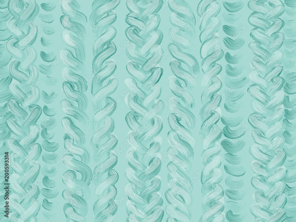 Colorful hand drawn texture of blue design knit texture on blue ...