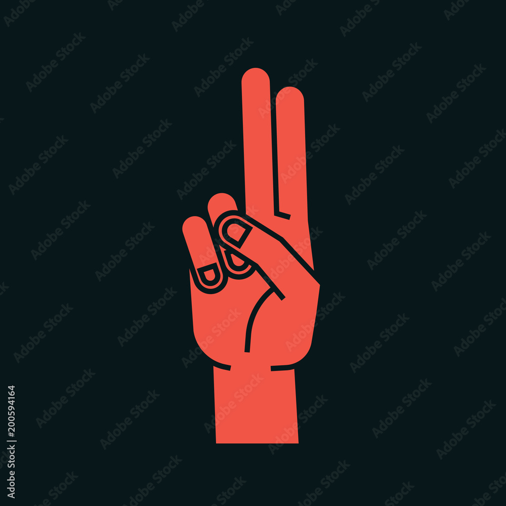 Middle Finger Sign Language