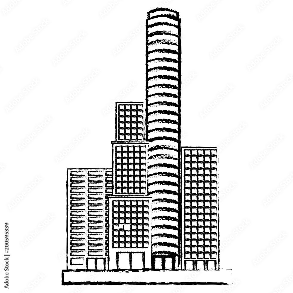 smart building architecture ecology energy alternative vector ...