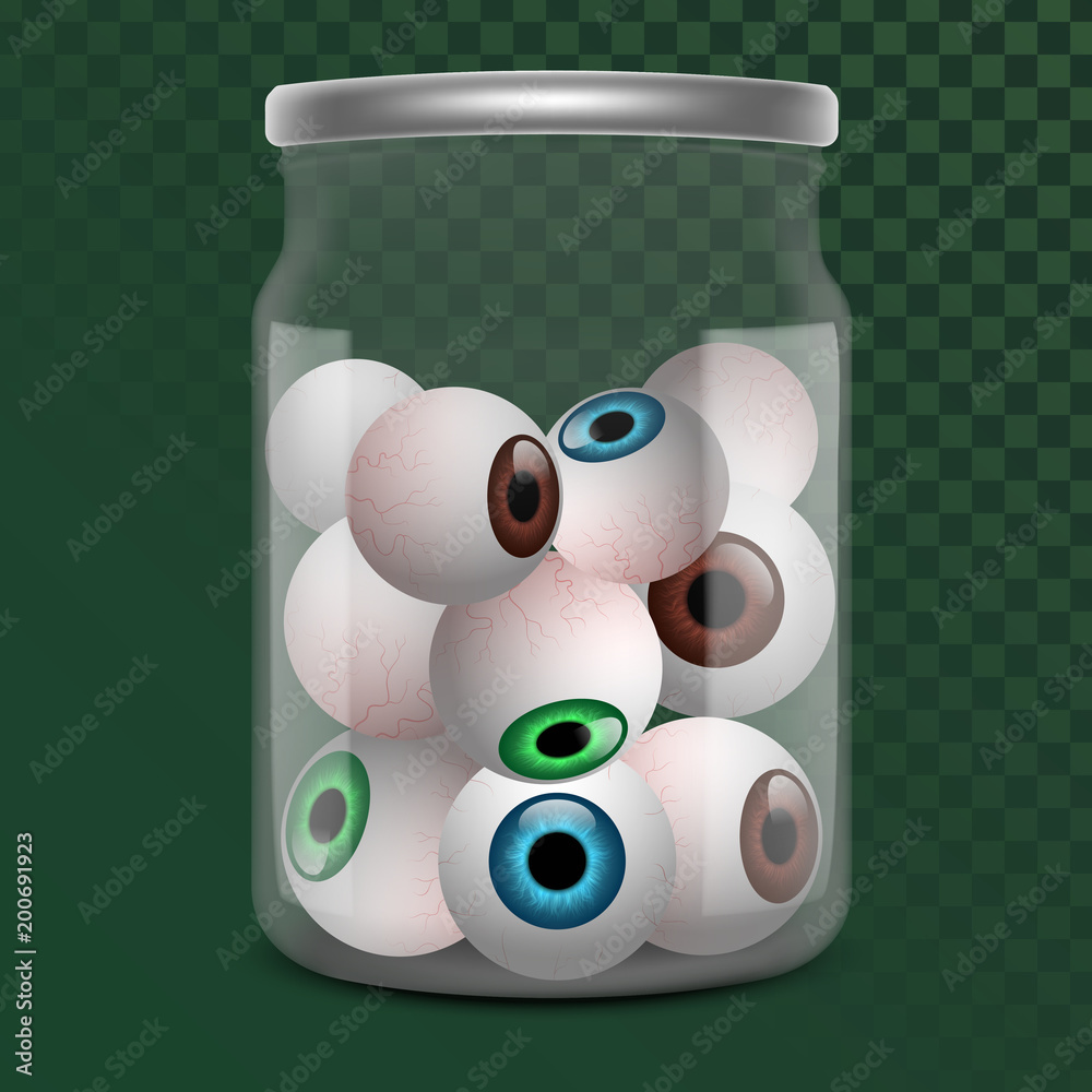 Halloween Eyeballs In A Jar