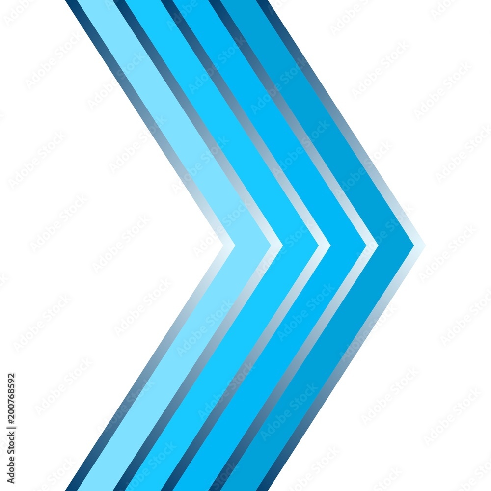 Abstract blue pattern on which the arrow points right or next. Modern ...