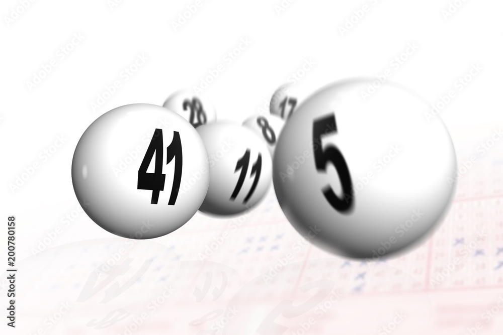 Lotto - Lottokugeln - Lottoschein Stock-Foto | Adobe Stock
