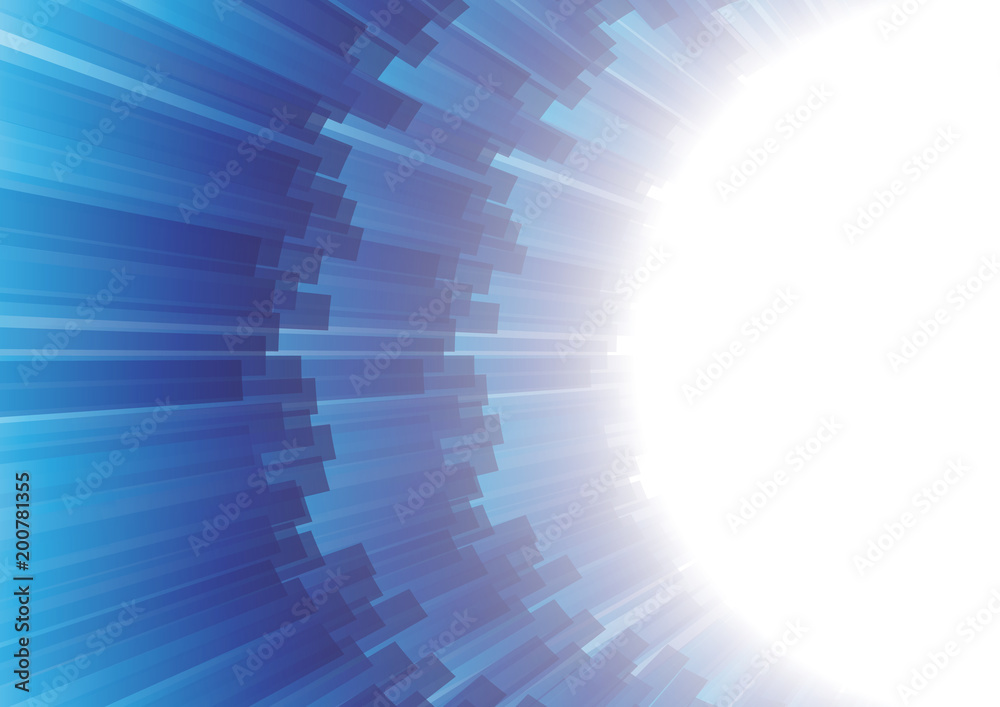 abstract circle pixel layer background, blue digital sheet line ...
