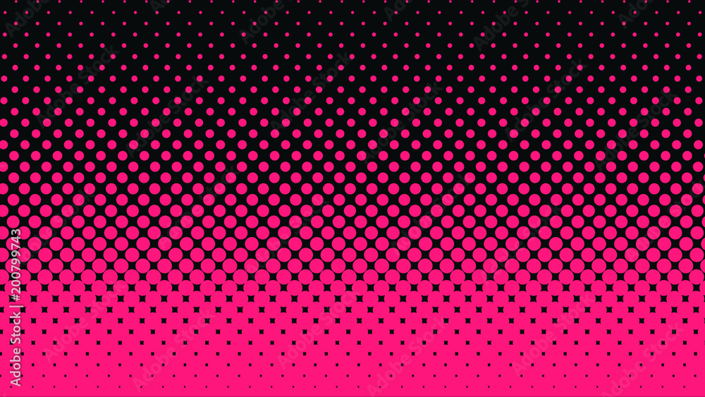 Halftone gradient pattern vertical vector illustration. Pink dark ...