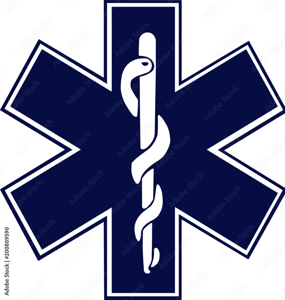 Star of Life / EMT Symbol / Medical Stock Vector | Adobe Stock