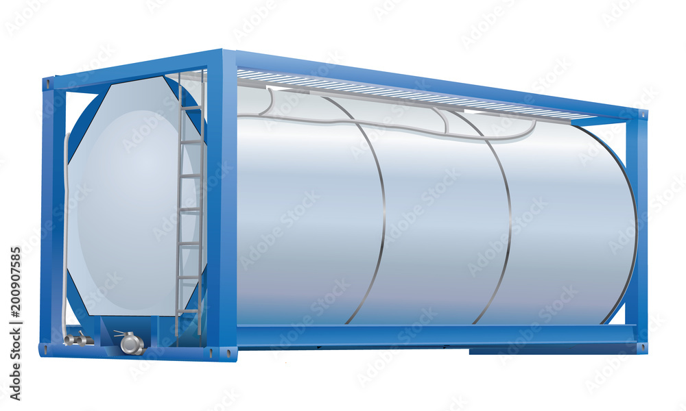 tank container Stock Vector | Adobe Stock