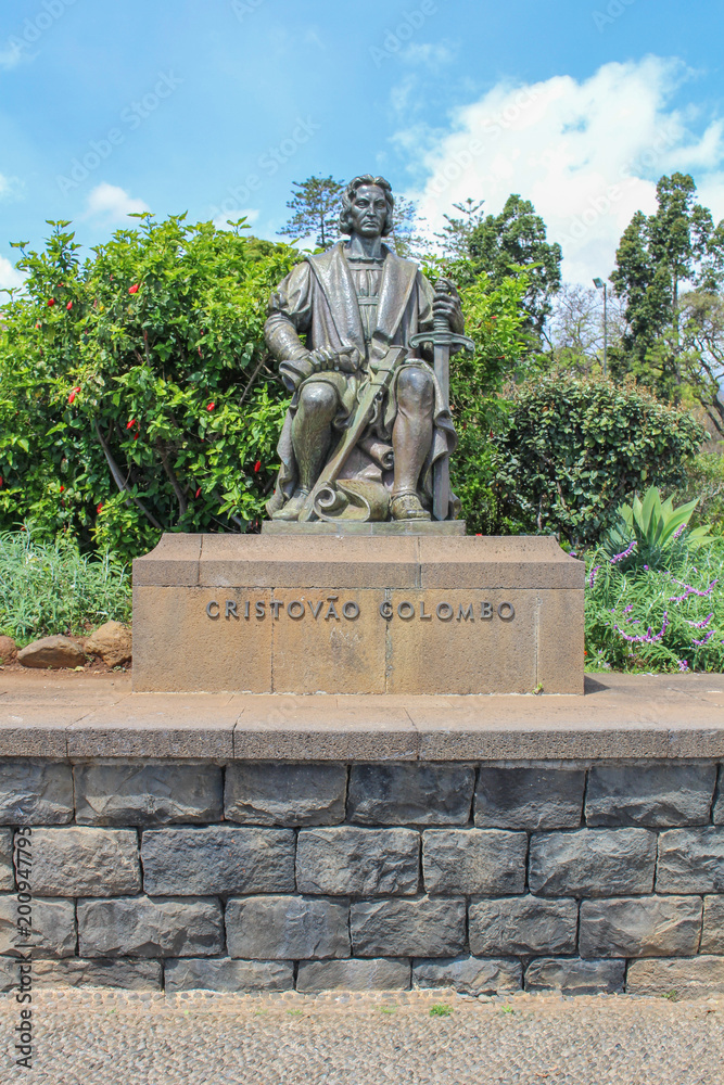 Cristóvão Colombo (Christoph Kolumbus) Monument de Parque de Santa ...