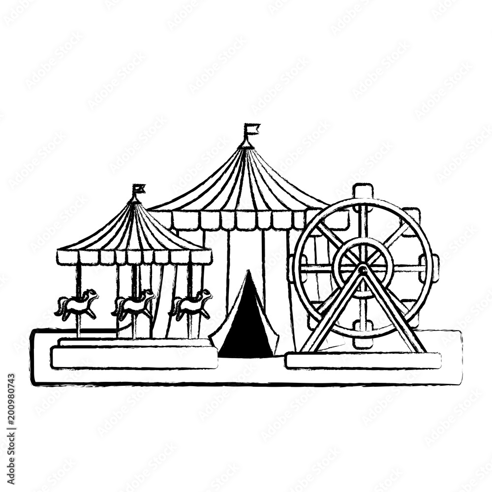 Circus Tent Sketch