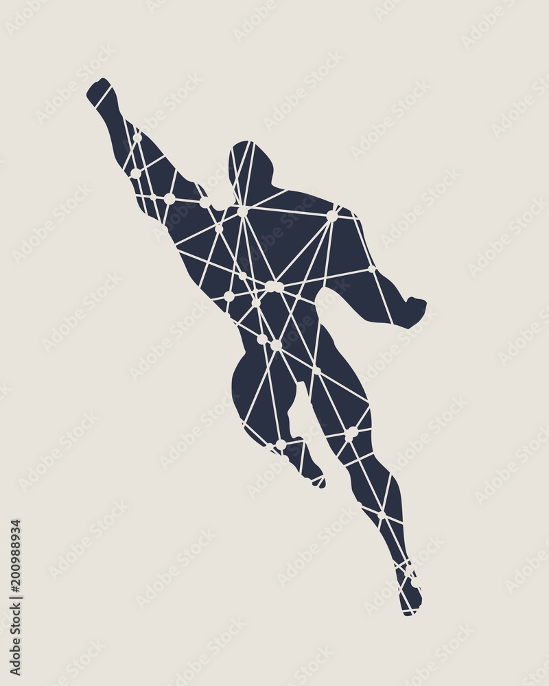 Person Flying Silhouette