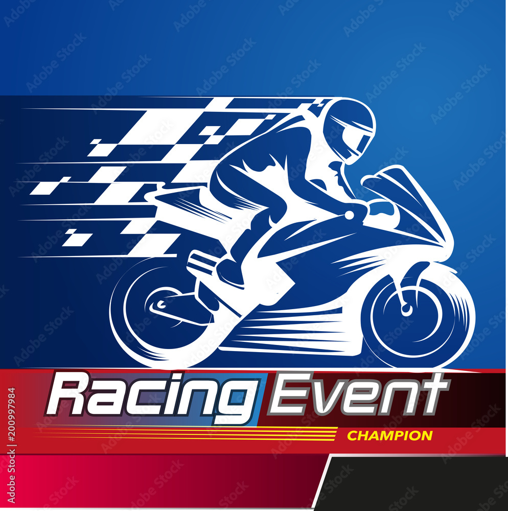Vector illustration, Racing Event championship symbol Stock Vector ...