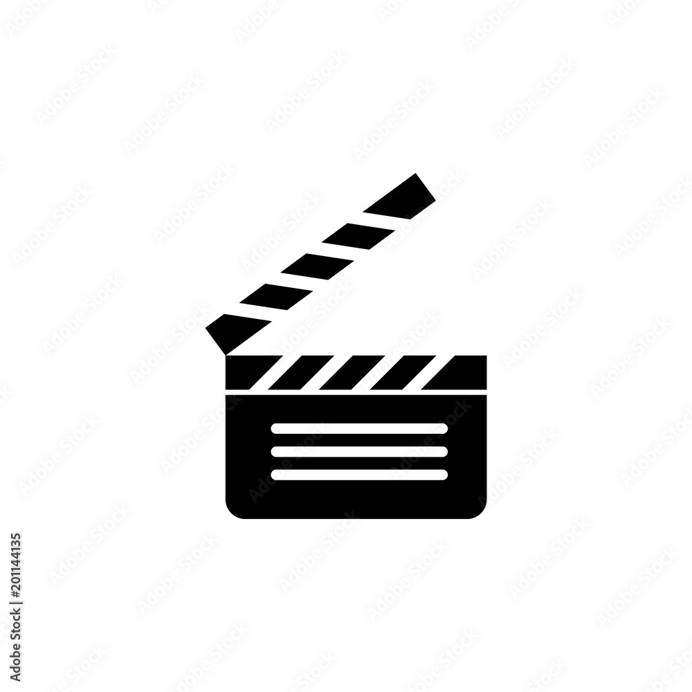 open movie cracker icon. Element of theater and art illustration ...