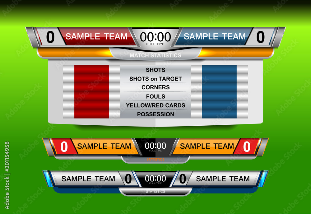Soccer Scoreboard Template