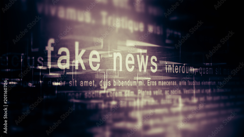 Fake news background Stock-Illustration | Adobe Stock