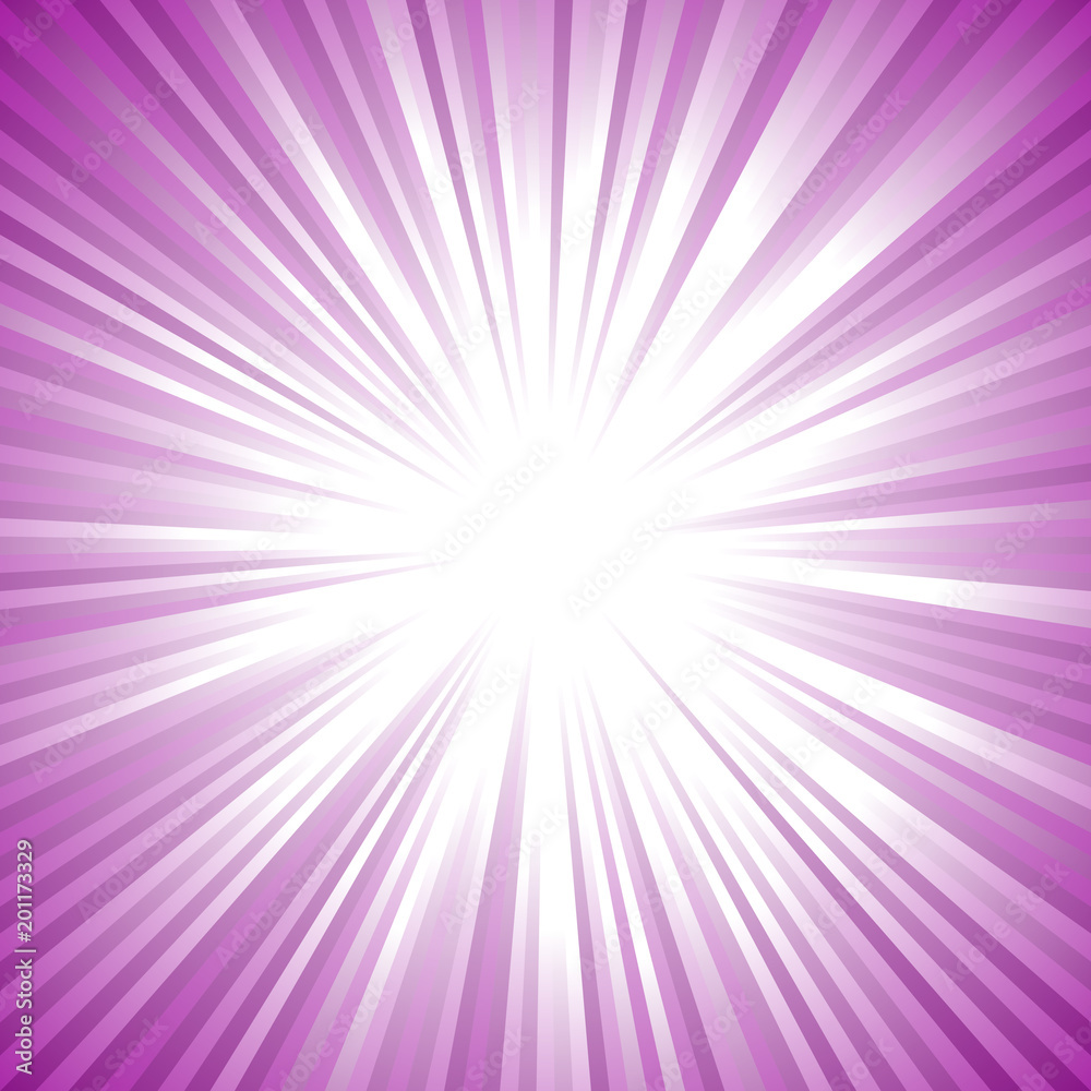 Gradient abstract geometrical ray burst background - retro vector ...