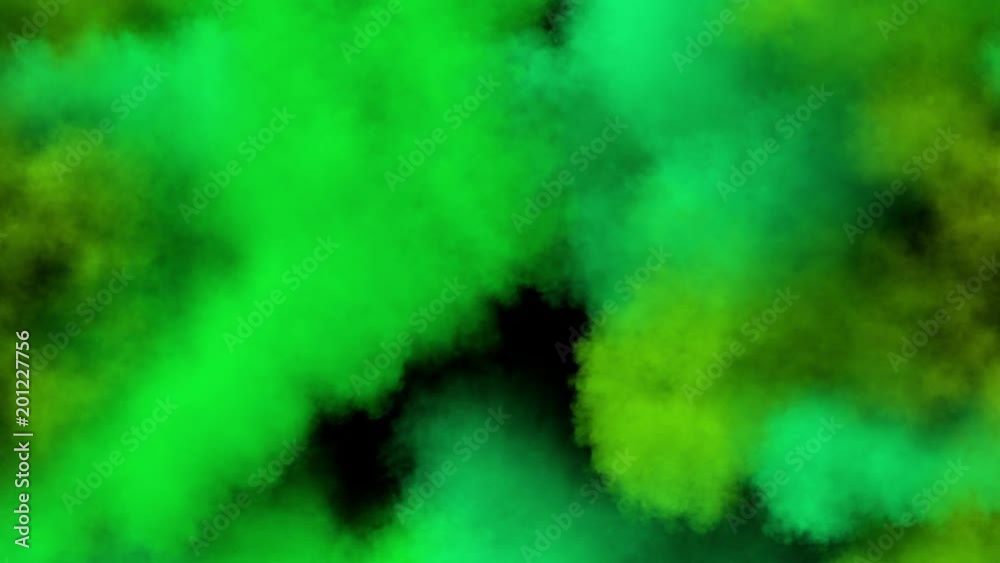 Spreading colored smoke, wiping frame horizontally. Long distance. Good ...