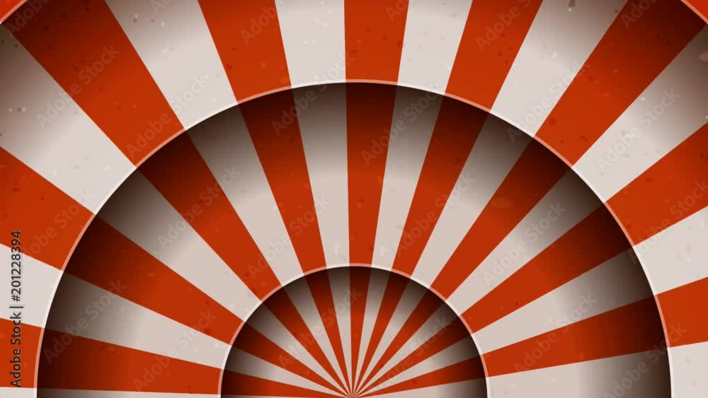 Vintage Abstract Circus Background Rotation/ Seamless looped animation ...