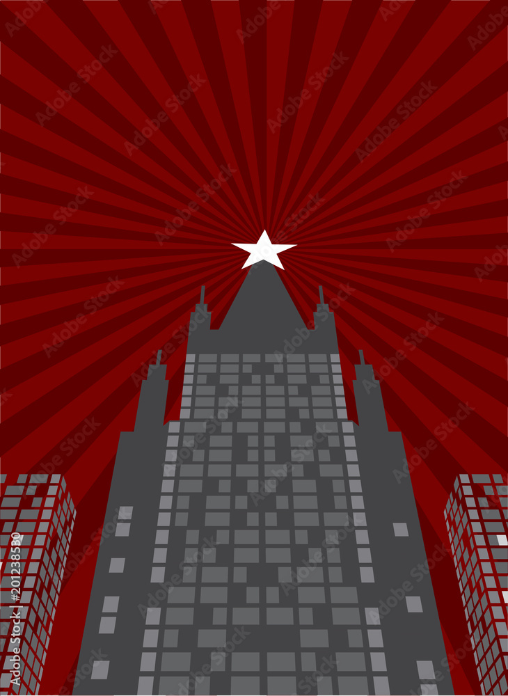 propaganda poster with modern design Stock Illustration | Adobe Stock