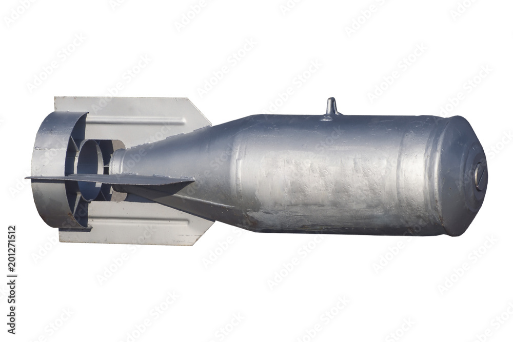 Battle bomb arms isolated on white background. Stock Photo | Adobe Stock