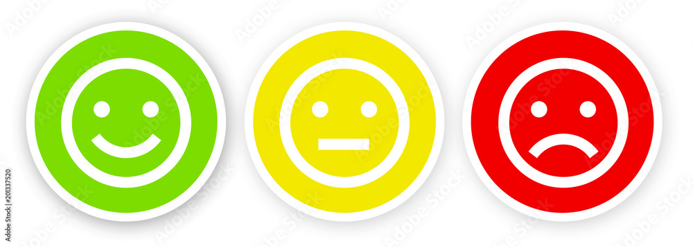 3 Smileys Stock Photo | Adobe Stock