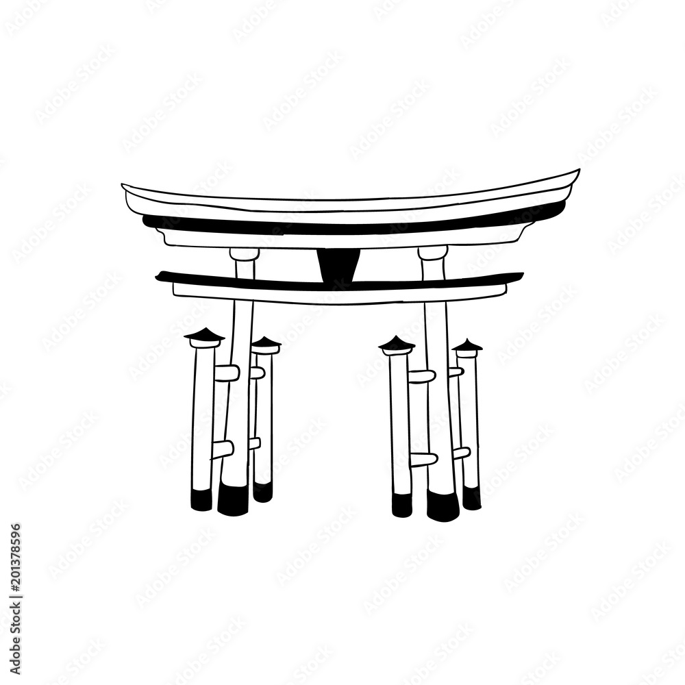 Torii Gate Drawing