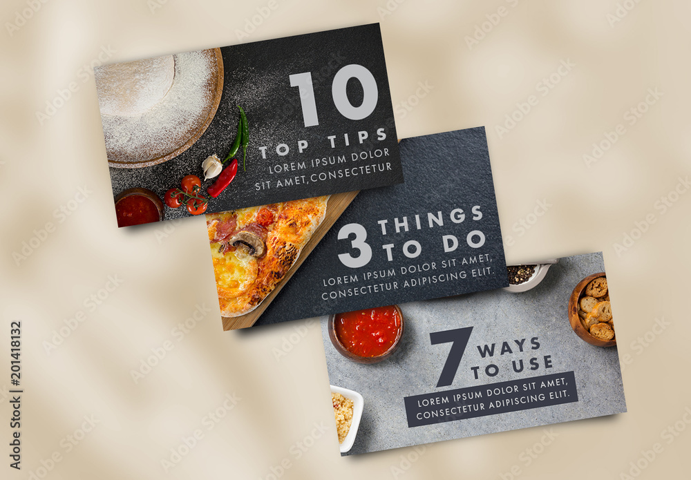 3 Food and Dining Web Banner/Header Layouts Stock Template | Adobe Stock