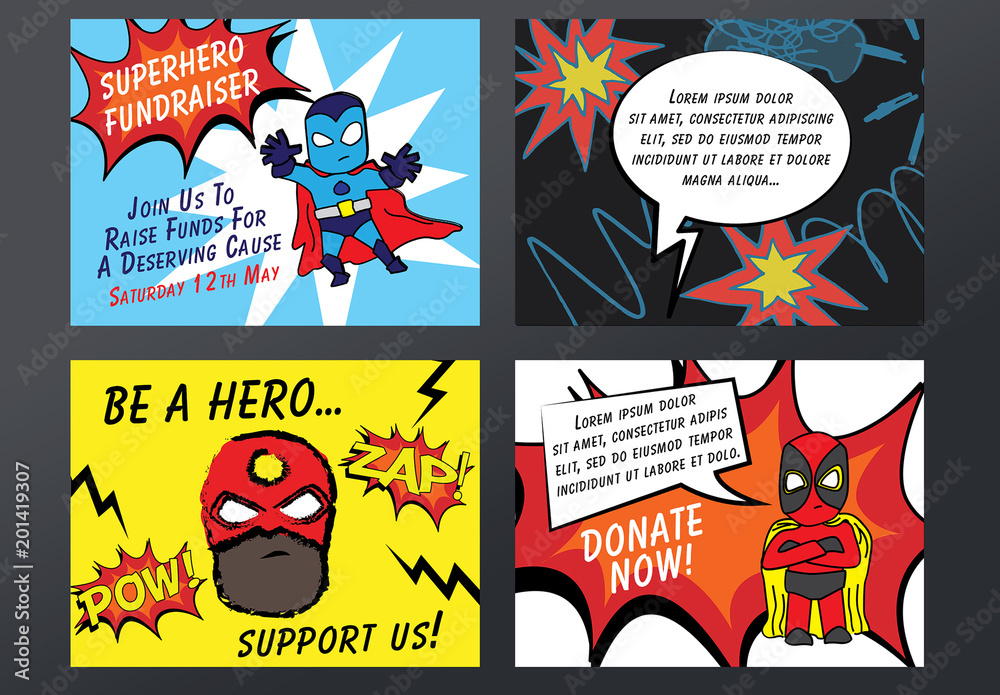 Superhero Poster Template