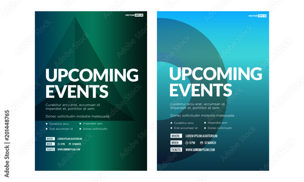 Upcoming Events Poster