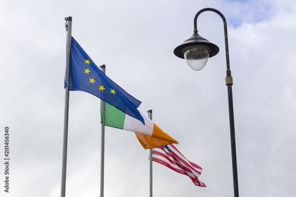 Ireland Flag Flying