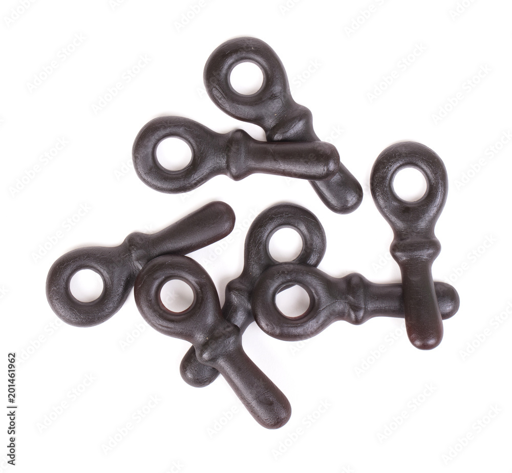 Typicaly dutch candy called 'Dropsleutel' (candy key) Stock Photo ...