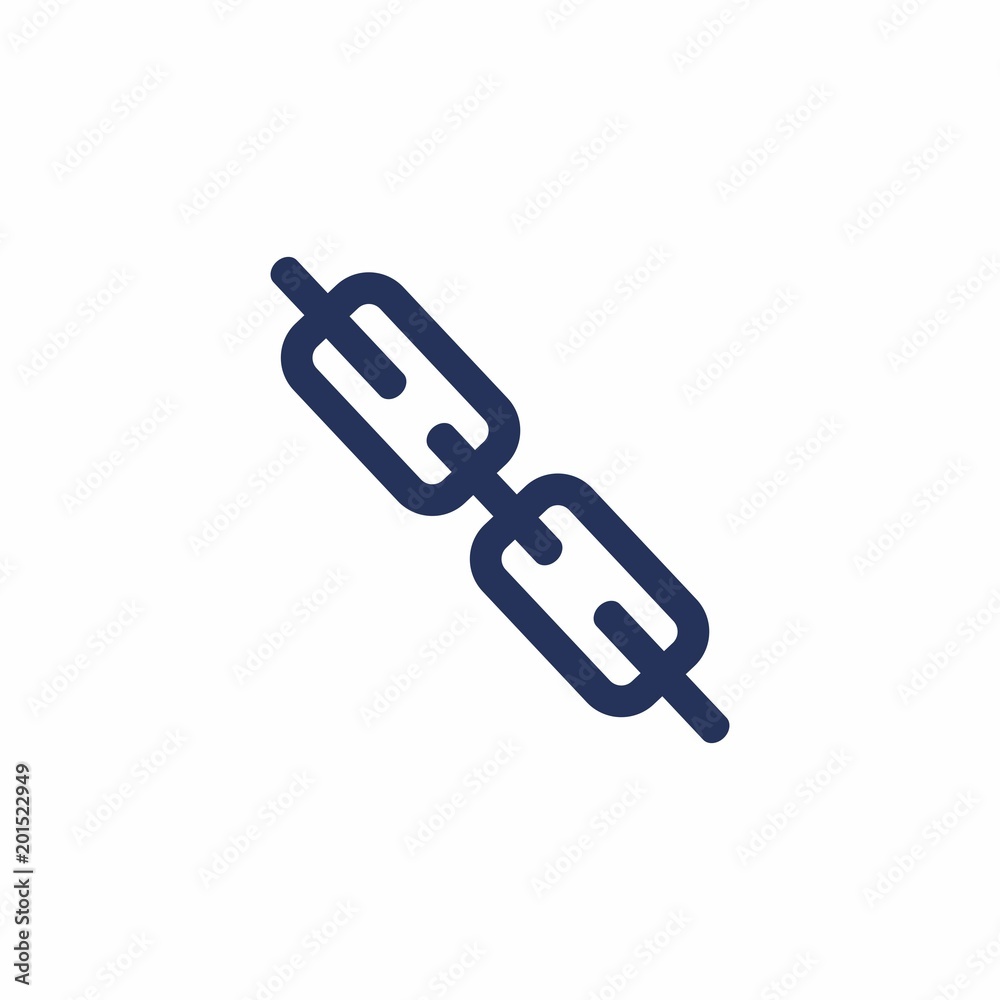 chain logo design for link and connection Stock Vector | Adobe Stock