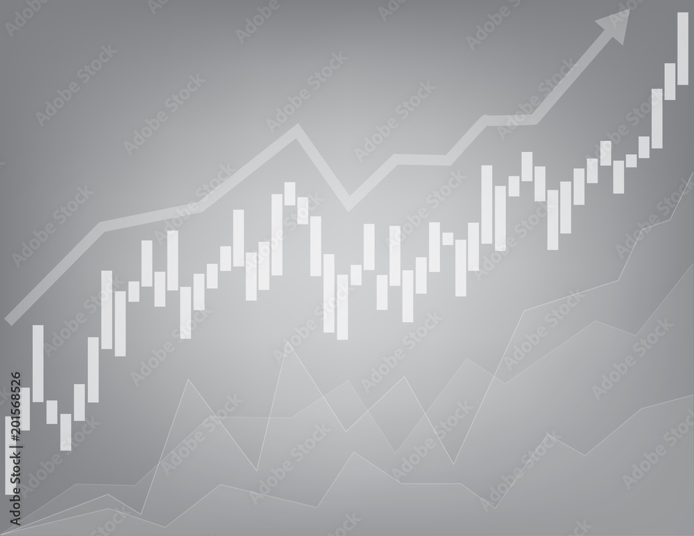 stock business chart line background . graph vector Stock Vector ...