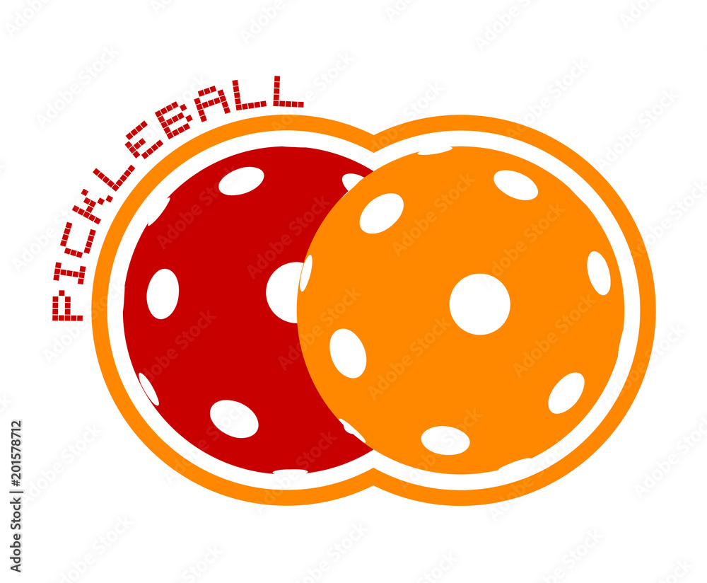 pickleball icon design Stock Vector | Adobe Stock