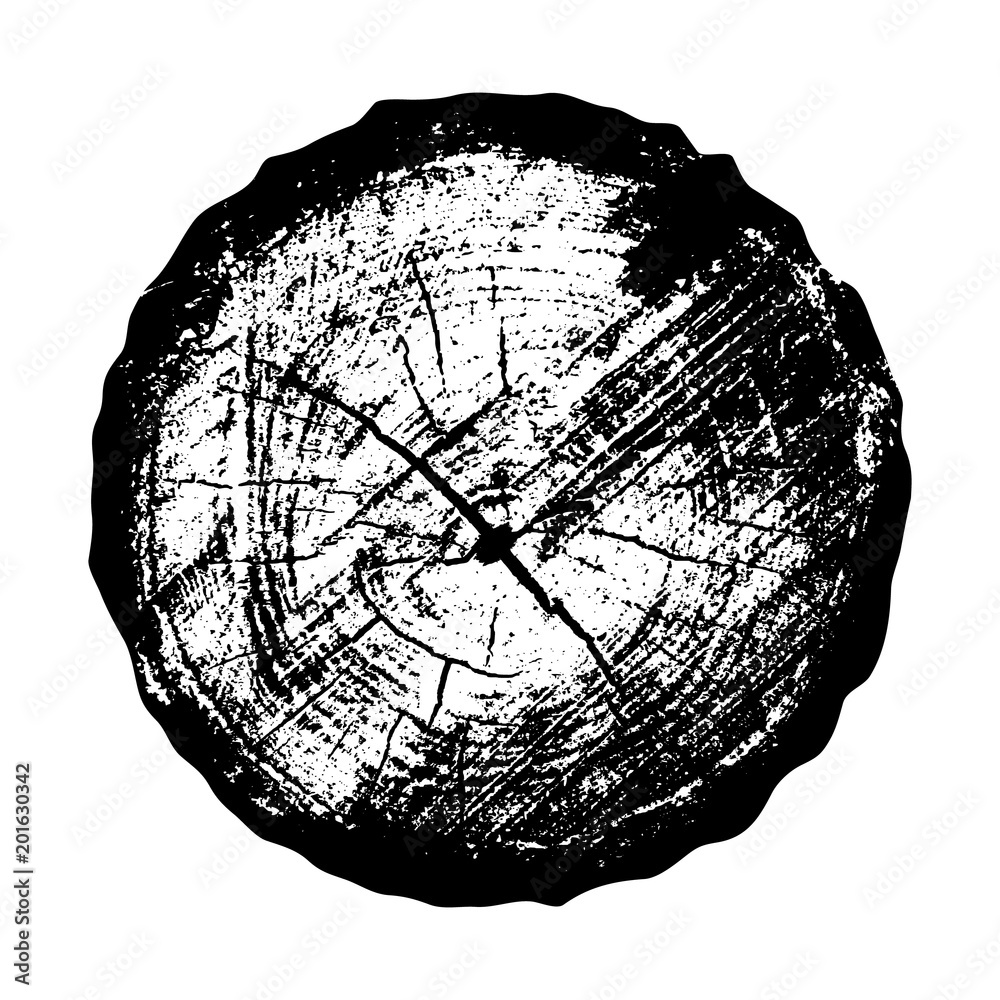 Rough Wooden Cross Vector