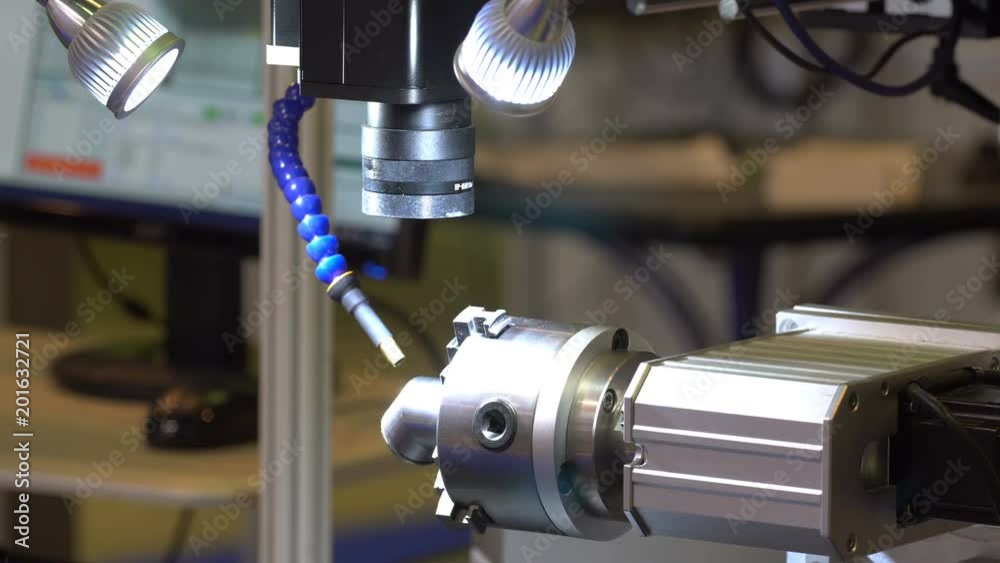 Vídeo do Stock: 4K footage of automated laser system for laser ...