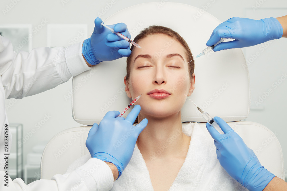 One day in the clinic of aesthetic medicine Stock Photo | Adobe Stock