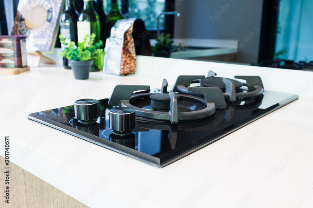 Modern Stove Top View