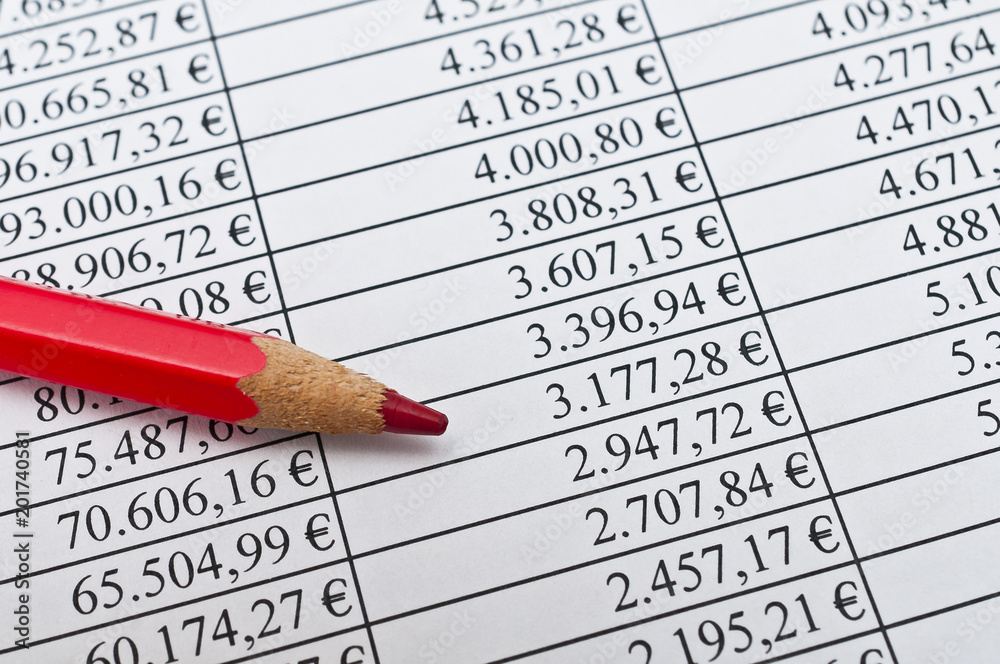 Umsatz und Statistik Stock-Foto | Adobe Stock